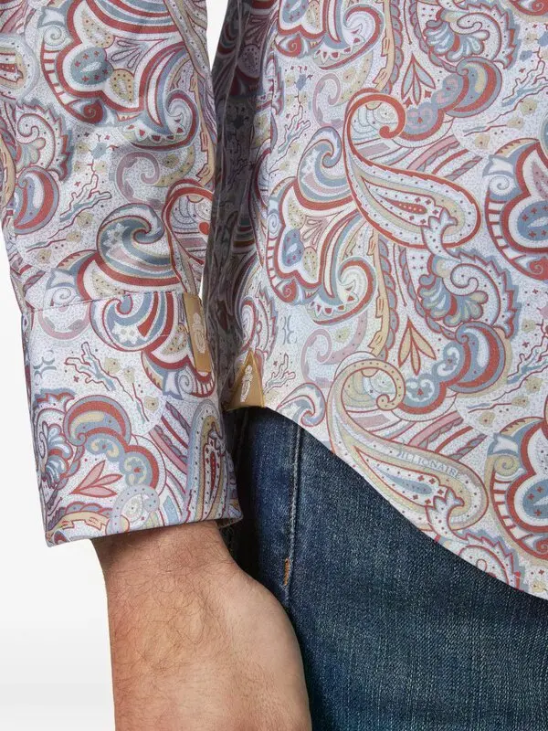 BILLIONAIRE Paisley-print Shirt - White