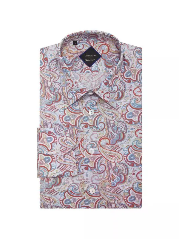 BILLIONAIRE Paisley-print Shirt - White