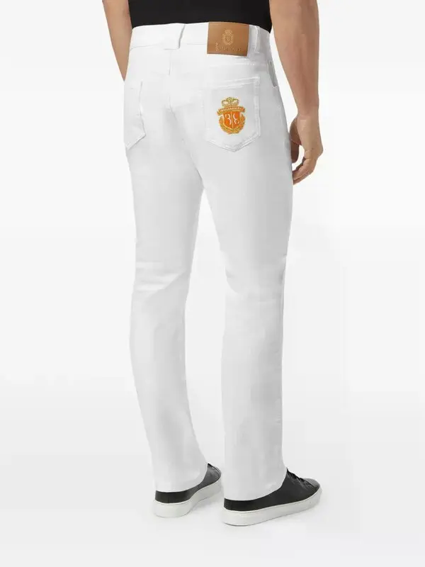 BILLIONAIRE Crest Regular-fit Jeans - White