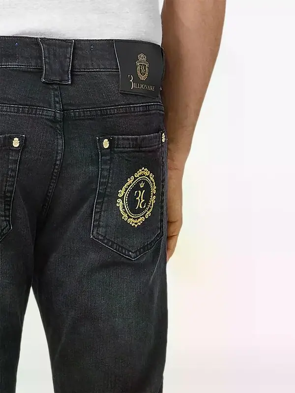 BILLIONAIRE Straight-cut Jeans - Black