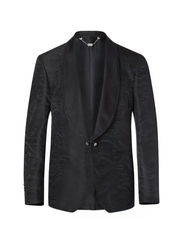 BILLIONAIRE Shawl-collar Blazer - Black