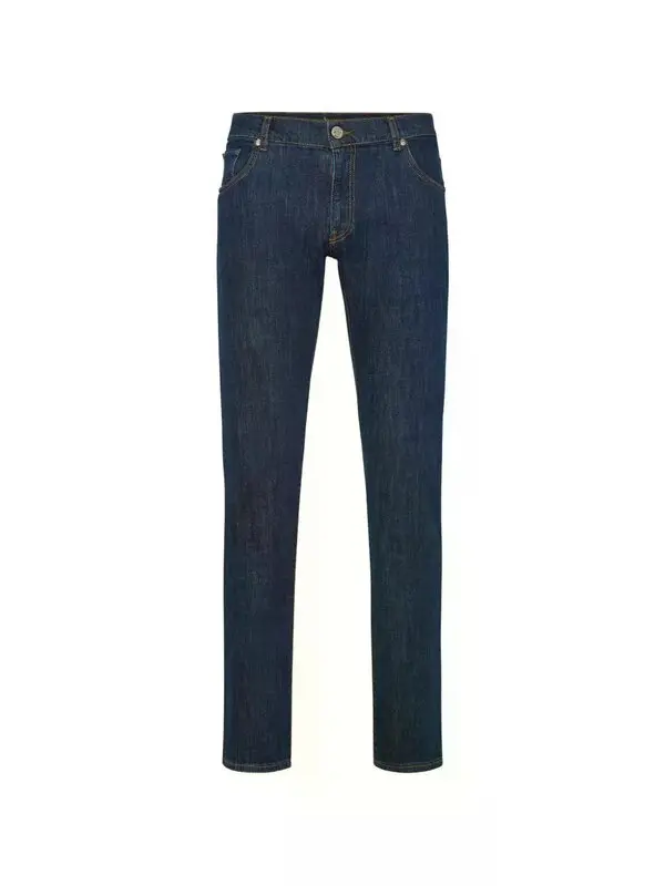 BILLIONAIRE Straight Leg Jeans With Emblems
