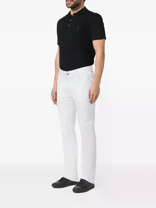 BILLIONAIRE Monogram-embroidered Jeans