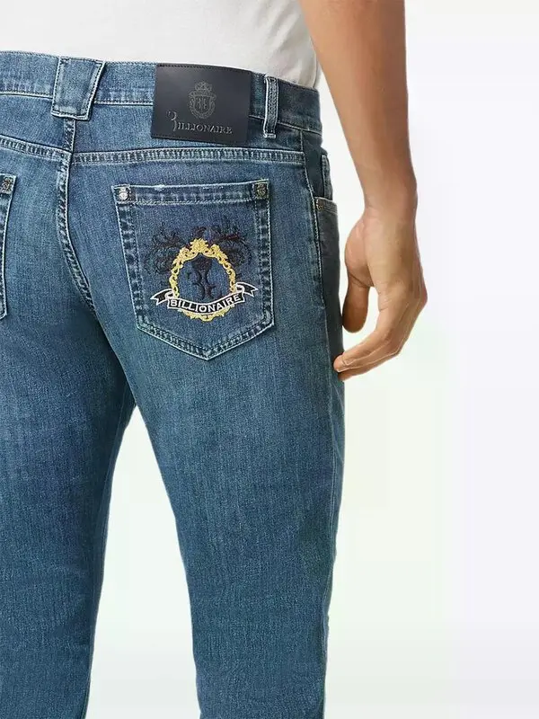 BILLIONAIRE Super Straight Cut Baroque Jeans