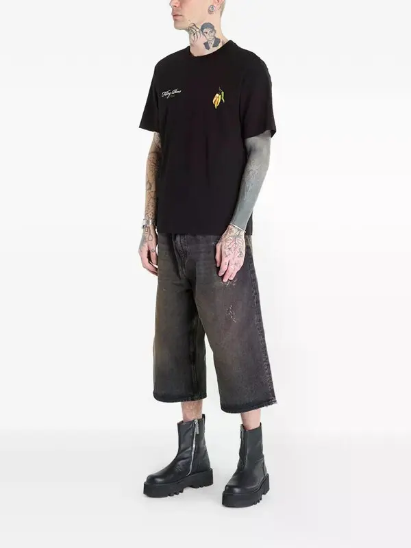 Filling Pieces Pepper Graphic T-shirt - Black