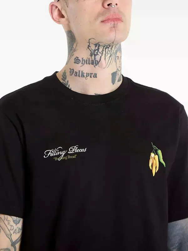Filling Pieces Pepper Graphic T-shirt - Black