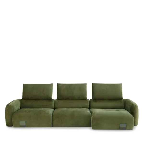 CHATEAU D'AX Saluto Three Piece Fabric Motion Sectional Exclusive