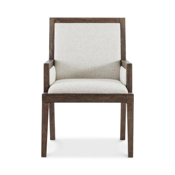 BERNHARDT Outline Wooden Frame Arm Chair