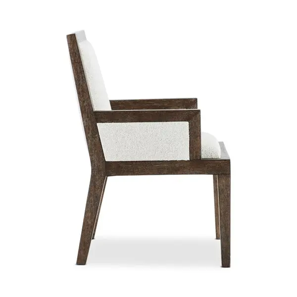 BERNHARDT Outline Wooden Frame Arm Chair