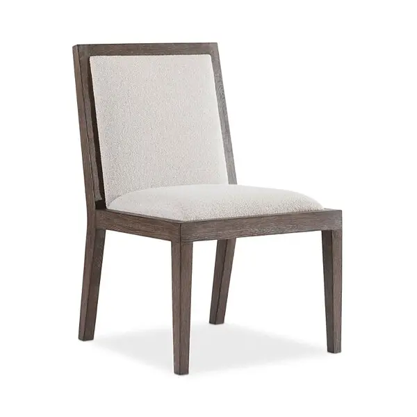 BERNHARDT Outline Wooden Frame Side Chair - B/cassel