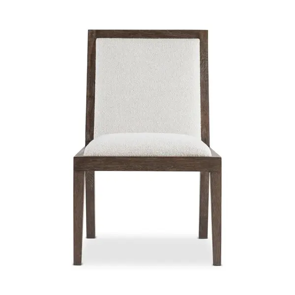 BERNHARDT Outline Wooden Frame Side Chair - B/cassel