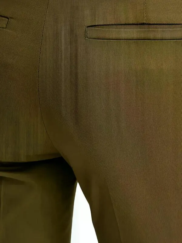 Sisley Cropped Trousers - Green