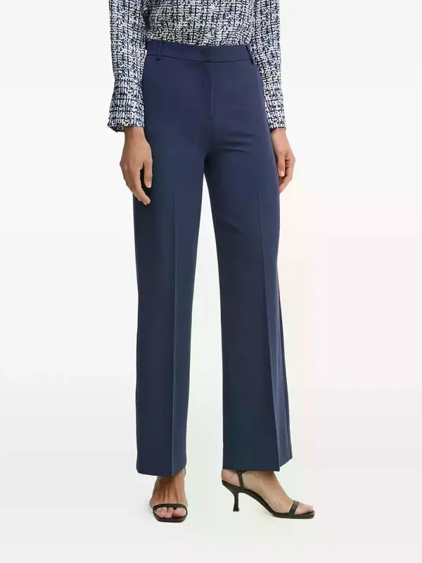 Sisley Flared Trousers - Blue