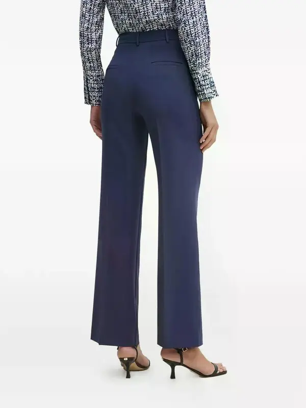 Sisley Flared Trousers - Blue