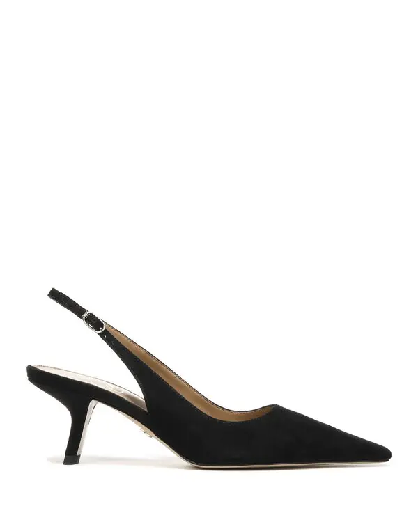 Sam Edelman Bianka Slingback Kitten Heels - Black