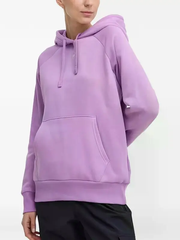 Under Armour Rival Drawstring Kangaroo-pocket Hoodie - Purple