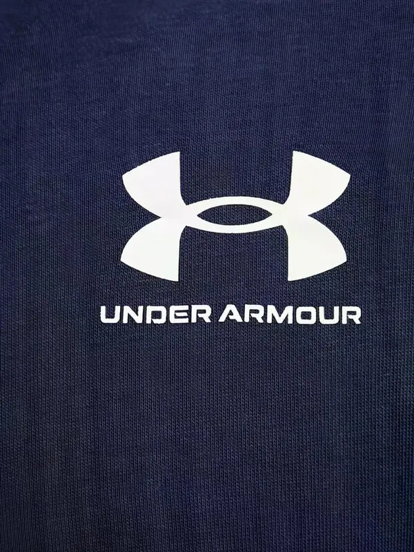 Under Armour Zipped Hoodie With Logo Detail - Blue