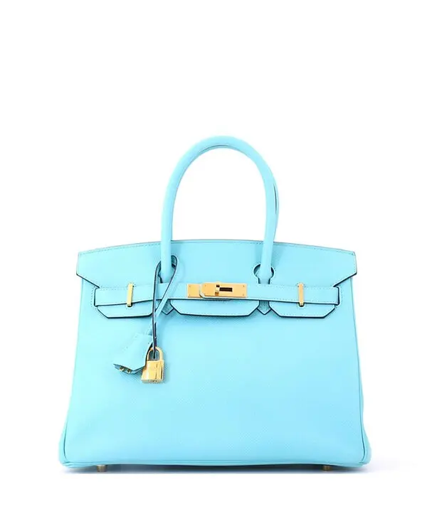 Hermès Birkin 30 Handbag - Bleu Atoll