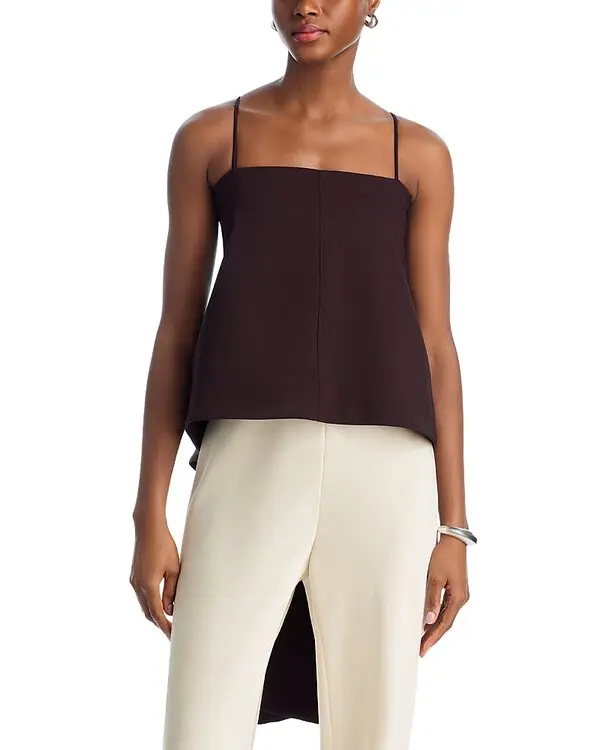 Line & Dot Hansen Top - Dark Brown