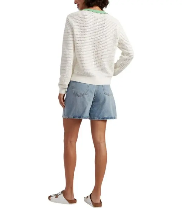 Chinti & Parker Cotton Crochet Cardigan