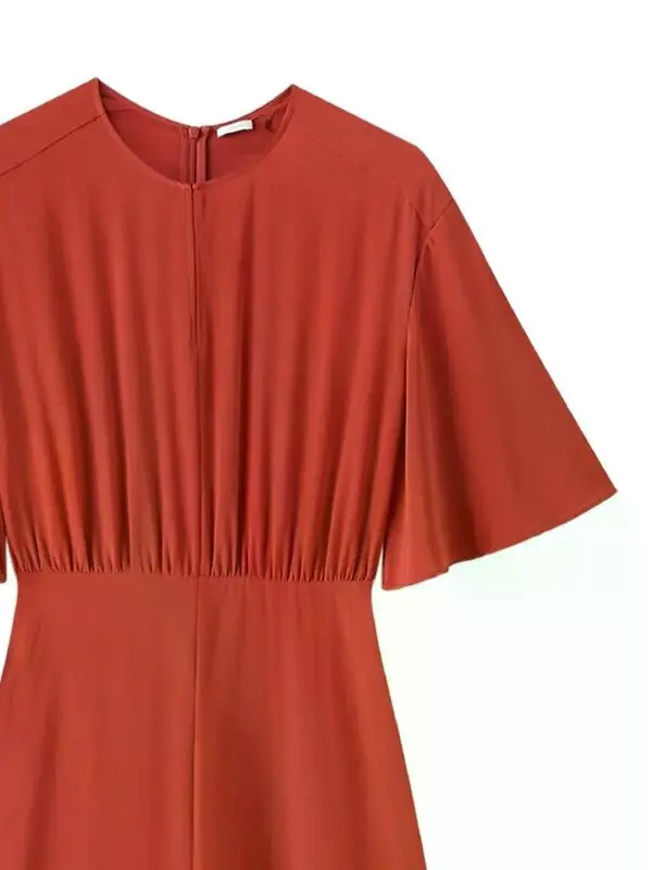 JOSEPH Silsila Front Slit Dress - Red