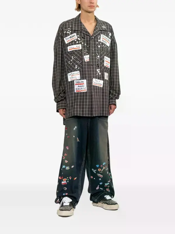 Mihara Yasuhiro All-over Graphic Print Shirt