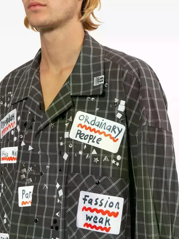 Mihara Yasuhiro All-over Graphic Print Shirt