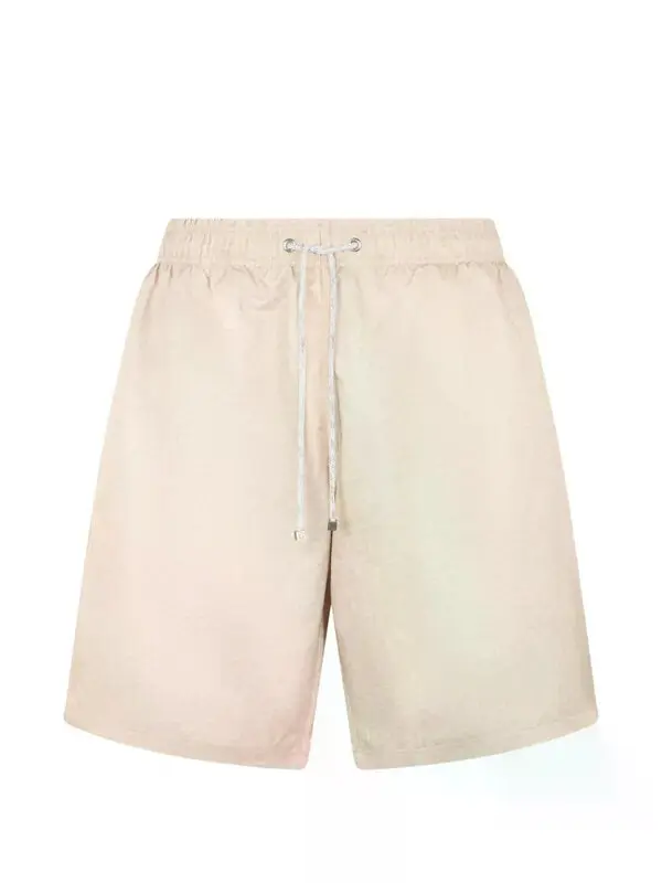 BILLIONAIRE Printed Drawstring Swim Shorts - Neutrals