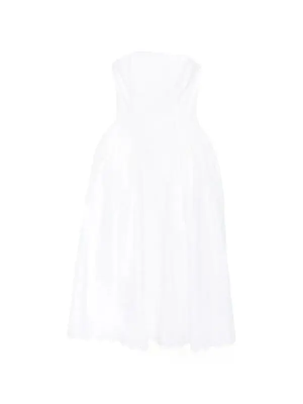 Simone Rocha Embroidered Midi Dress