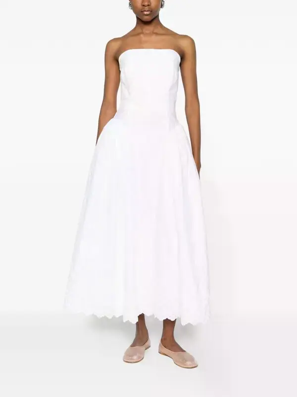 Simone Rocha Embroidered Midi Dress