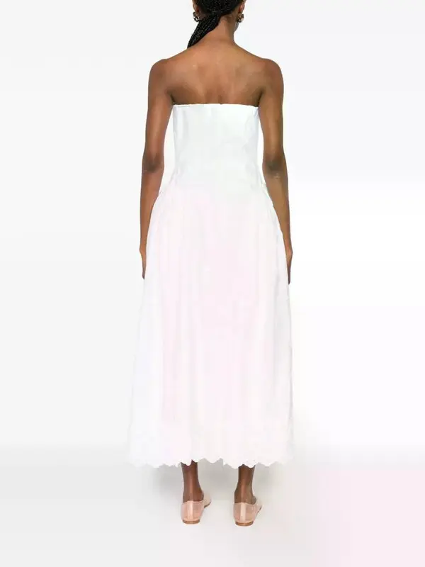 Simone Rocha Embroidered Midi Dress