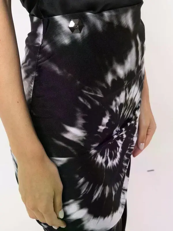 Philipp Plein Tie-dye Pencil Skirt