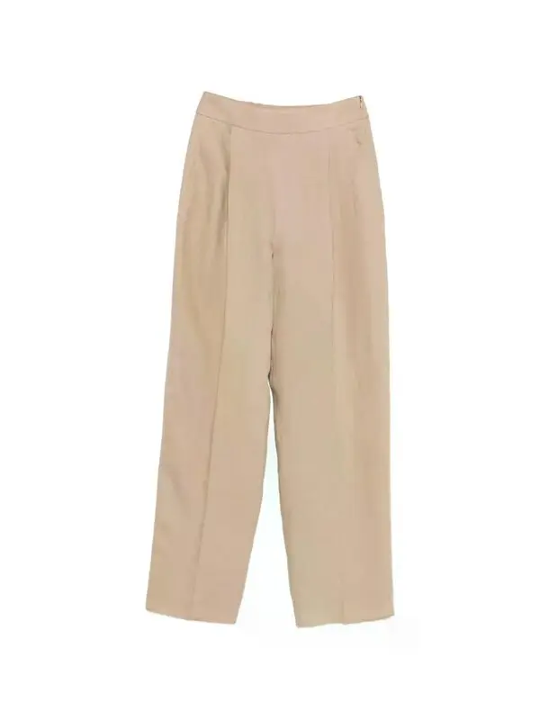 Agnona Pleated Trousers - Neutrals