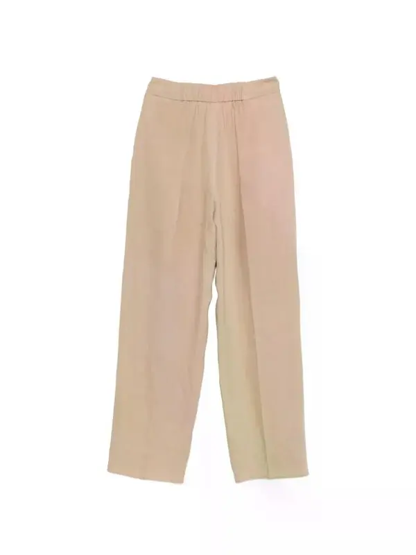 Agnona Pleated Trousers - Neutrals