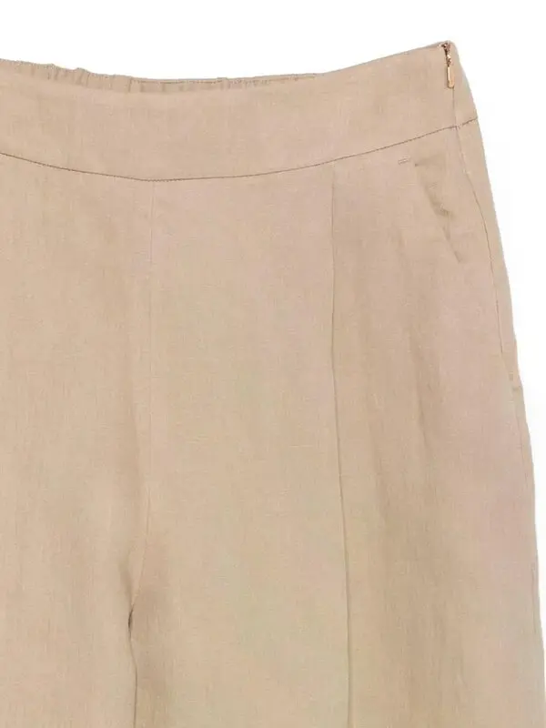 Agnona Pleated Trousers - Neutrals