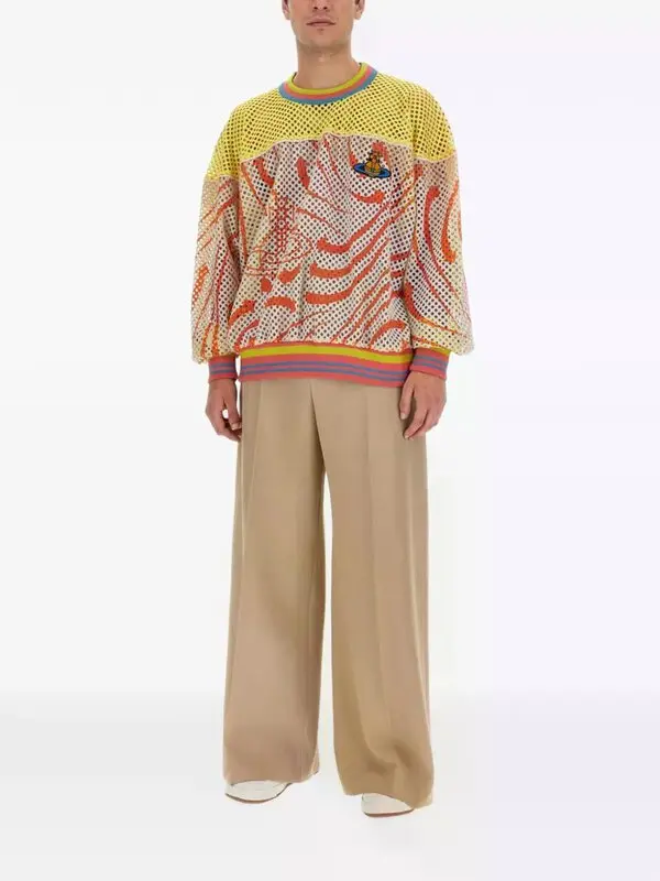 VIVIENNE WESTWOOD Printed Mesh Sweatshirt