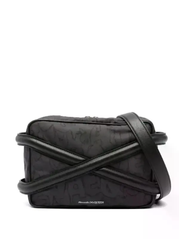 Alexander McQueen Harness Messenger Bag - Black