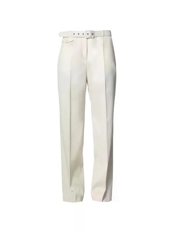 Givenchy Belted Trousers - White