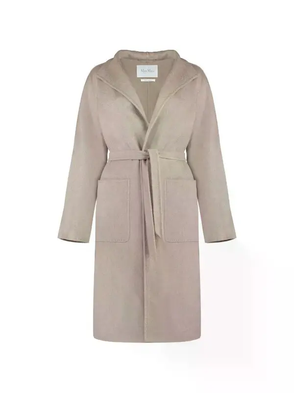 Max Mara Lilia Belted Cashmere Coat - Neutrals