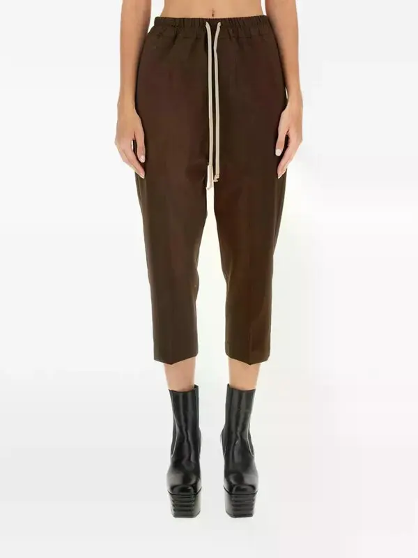 Rick Owens Drawstring Astaires Trousers - Brown