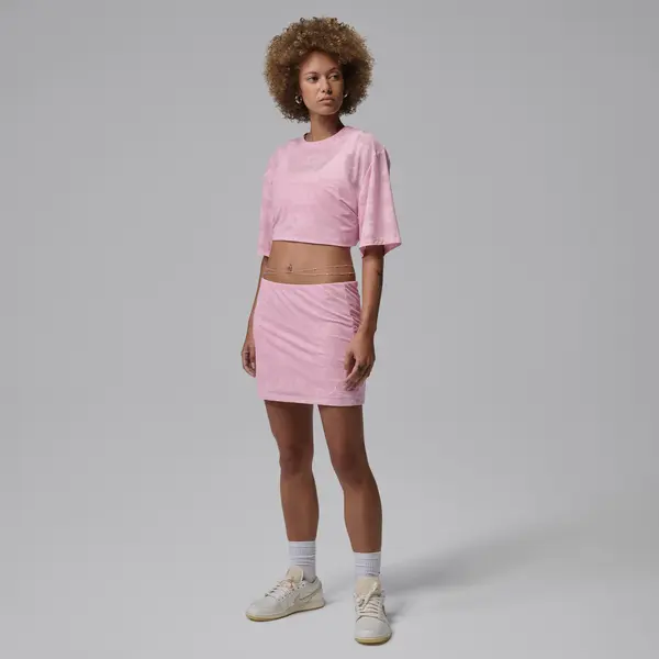 JORDAN Flight Open Knit Top If1145-676 - Pink