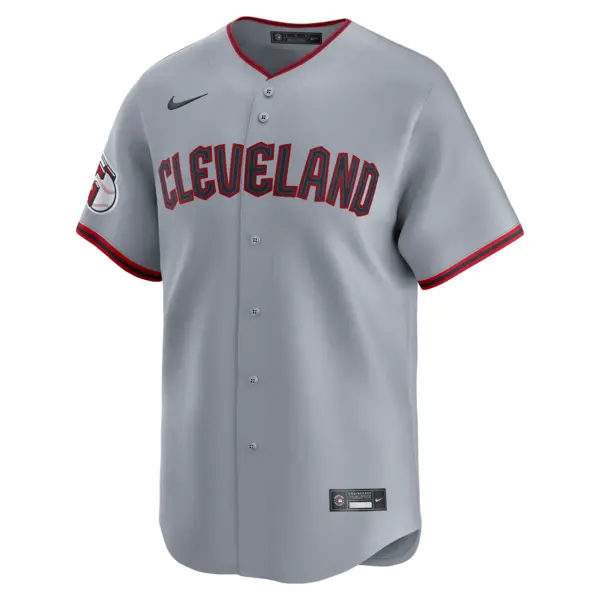 Nike Cleveland Guardians Dri-fit Adv Mlb Limited Jersey - Grey