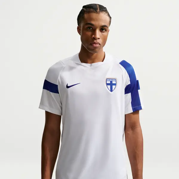 Nike Finland 2026 Stadium Home Dri-fit Soccer Replica Jersey - White