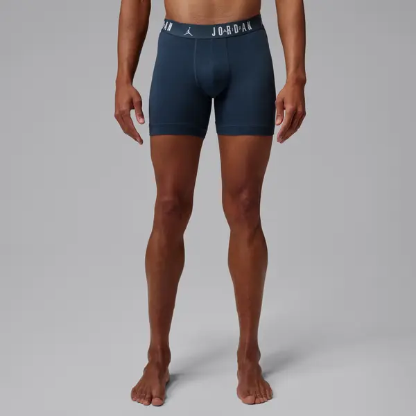 JORDAN Flight Cotton Core Boxer Briefs - Blue