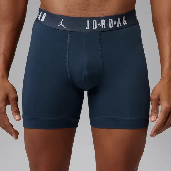 JORDAN Flight Cotton Core Boxer Briefs - Blue