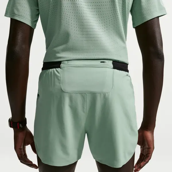Nike Aeroswift Dri-fit Adv 4" Brief-lined Running Shorts - Green