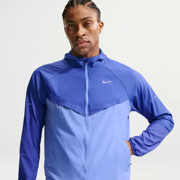 Nike Stride Repel Uv Running Jacket - Blue