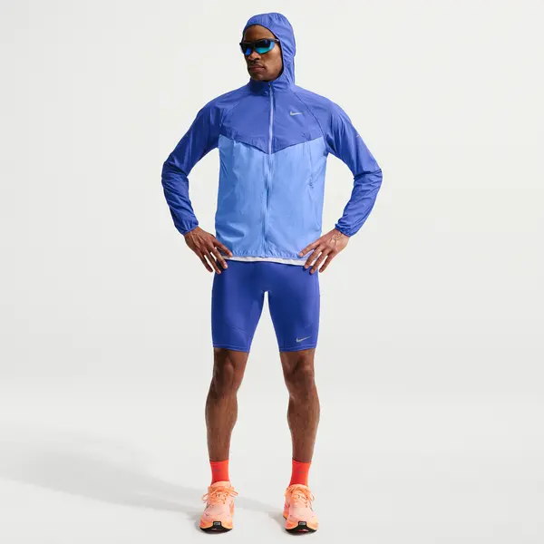 Nike Stride Repel Uv Running Jacket - Blue