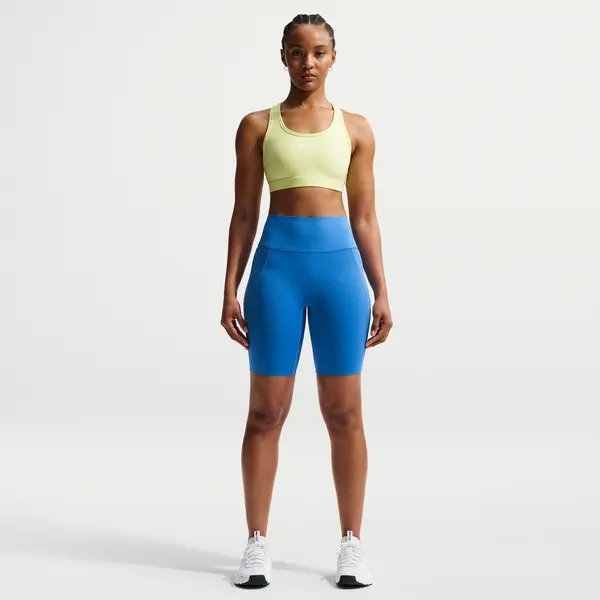 Nike Universa High-waisted 8" Biker Shorts - Blue