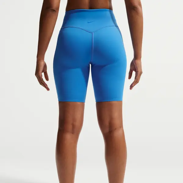 Nike Universa High-waisted 8" Biker Shorts - Blue